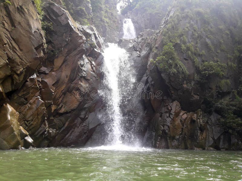 Hydro falls stock image. Image of falls, tuba, benguet - 97258151
