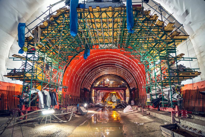 Hydro Isolation Preparation during of New Railway Tunnel Construction ...