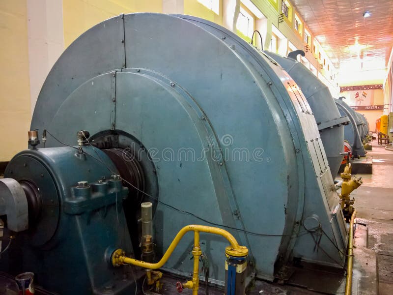 Hydro Power Generators and Turbines Editorial Image - Image of safety ...