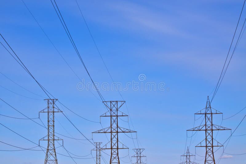 Hydro power lines stock image. Image of drive, cable - 21877865