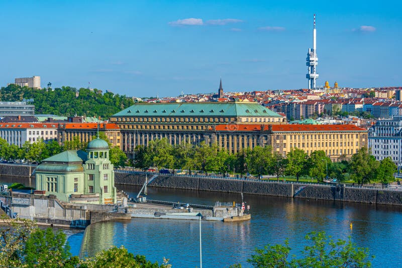 Hydro Power Plant at Stvanice, Prague, Czech Republic Stock Image ...