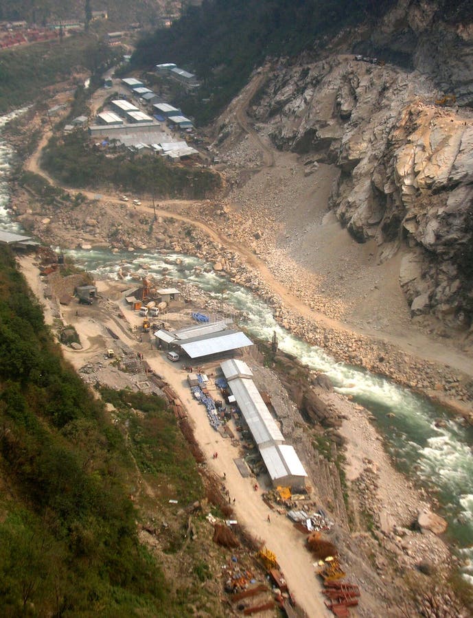 Hydro Power Project in the Mountain Stock Photo - Image of state ...