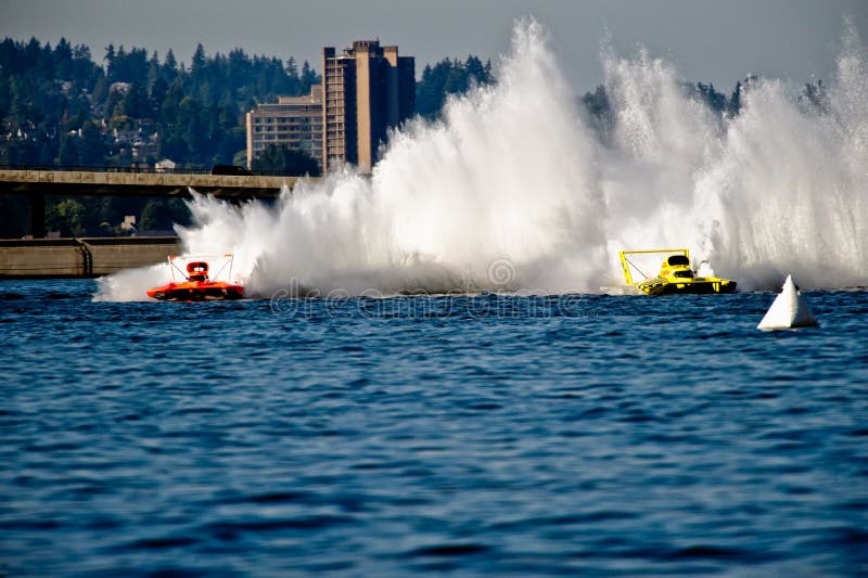 Hydro Race Starting Line Seafair Editorial Stock Image - Image of ...
