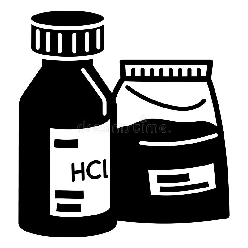 Hydrochloric Acid Icon, Simple Style Stock Vector - Illustration of ...