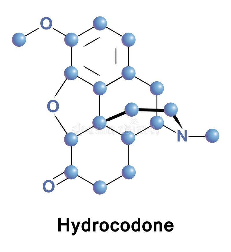Hydrocodone Molecule