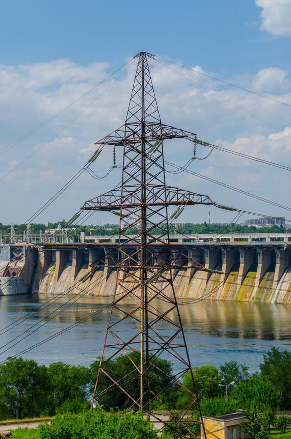 Hydroelectric dam stock photo. Image of plant, energy - 58065578