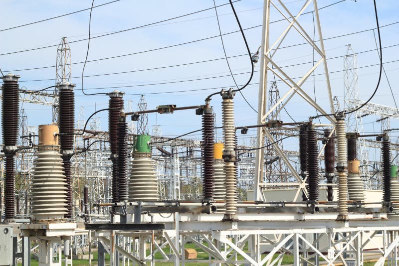 Transformer In The Hydroelectric Power Plant Stock Photo - Image of ...