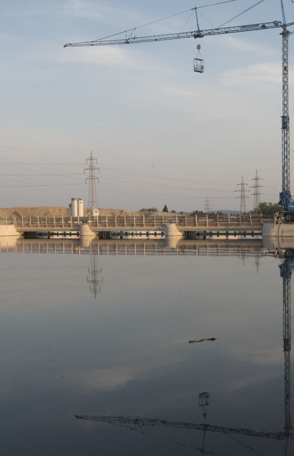 Hydroelectric Power Plant for Energy and Electricity Generation Stock ...