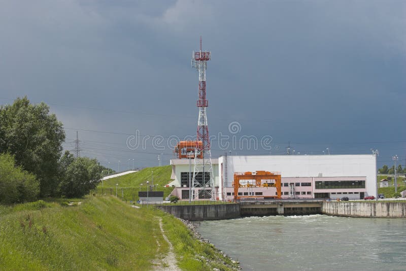 Hydroelectric Power Station Stock Photo - Image of generating, water ...