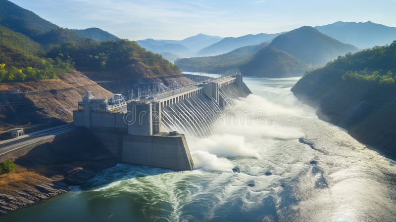 Concrete Dam Stock Illustrations – 667 Concrete Dam Stock Illustrations ...