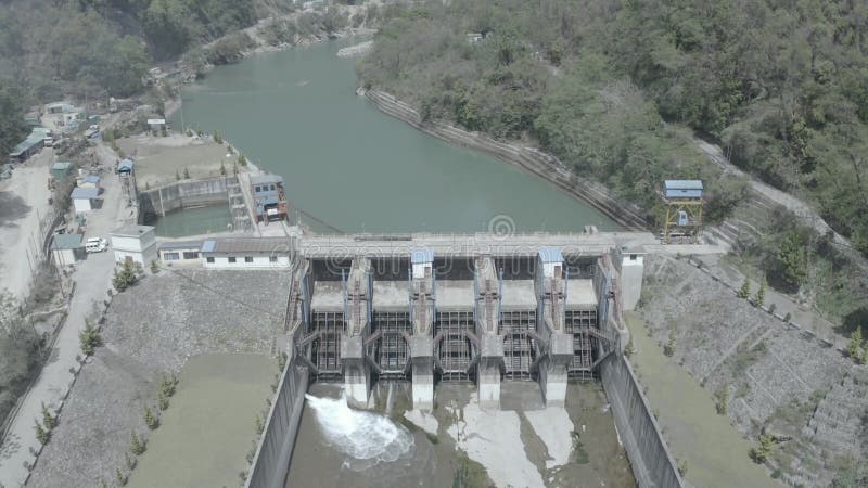 Hydroelectric Projects in the Himalayan Range Stock Footage - Video of ...