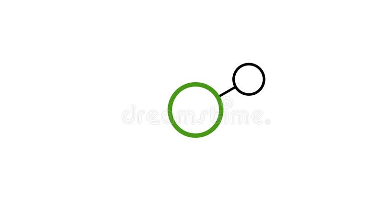 Hydrofluoric Acid Molecule, Structural Chemical Formula, Ball-and-stick ...