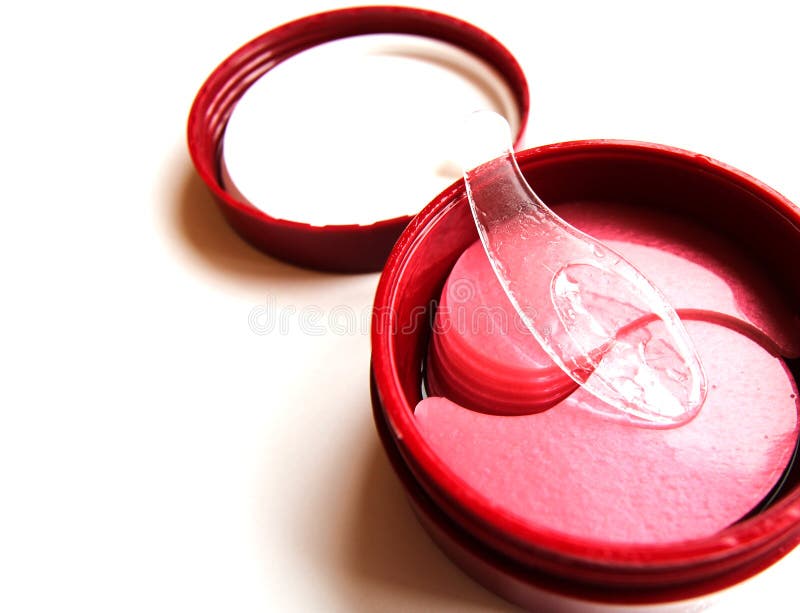 Hydrogel Patch for Hydrating and Facelift on a White Background. View ...