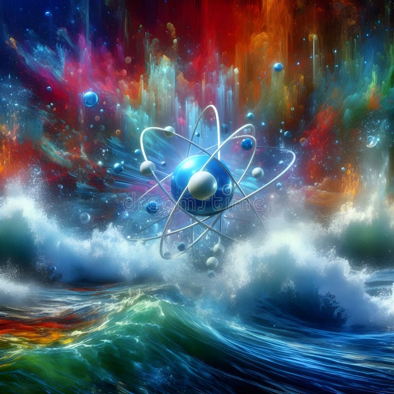 Hydrogen Atom Structure with Electron and Nucleus . Educational Science ...