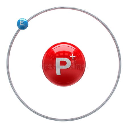 Hydrogen Atom White Background Stock Illustrations – 4,288 Hydrogen ...