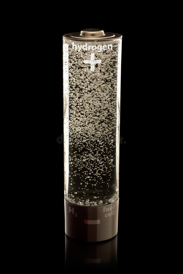 Hydrogen Battery with Large Water Compartment Stock Illustration ...