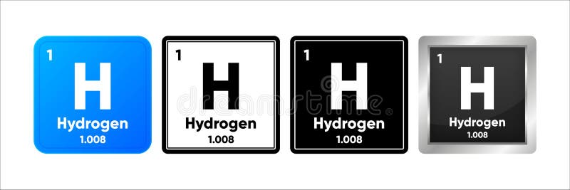 Hydrogen Chemical Element with 1 Atomic Number, Atomic Mass and ...