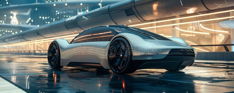 Hydrogen Energy: Future Car Innovation Stock Illustration ...