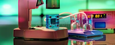 Hydrogen Fuel Cell in a Research Laboratory Stock Image - Image of ...