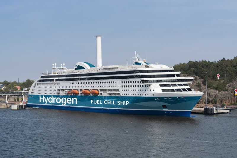 Hydrogen fuel cell ship stock image. Image of ferry - 211168497