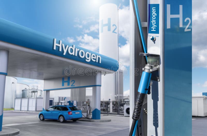 A Hydrogen Fueling Nozzle. Refueling Car with Hydrogen Fuel Stock Image ...