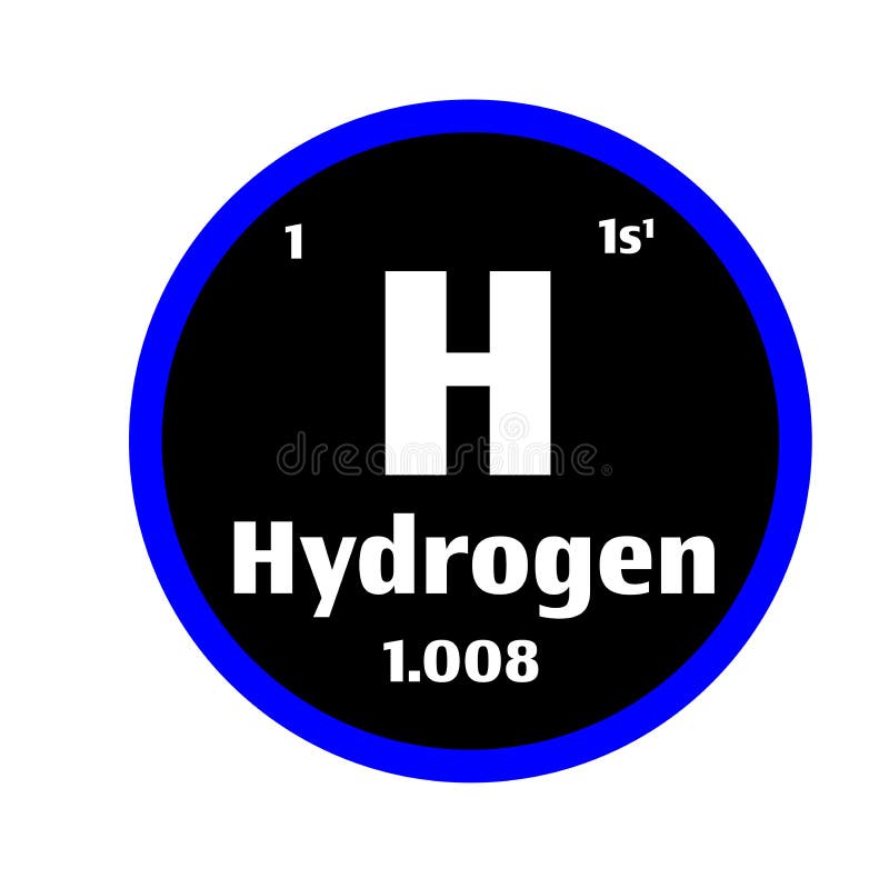 Periodic Table of Elements Icon Button Set in Black and White Elements ...