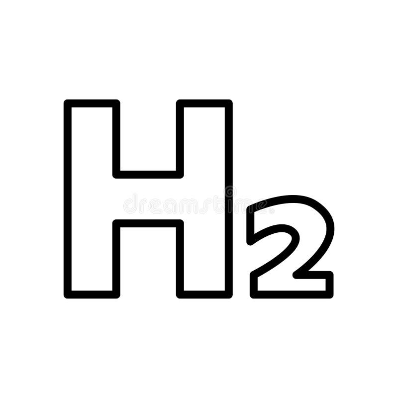 Hydrogen Gas Symbol