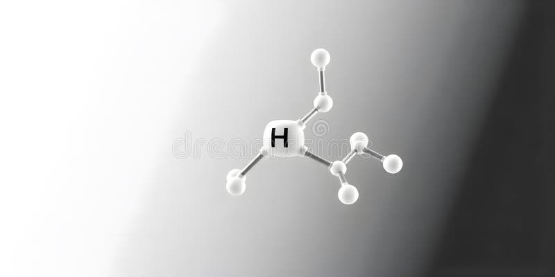Hydrogen Molecule Structure Presentation for Scientific or Medical ...
