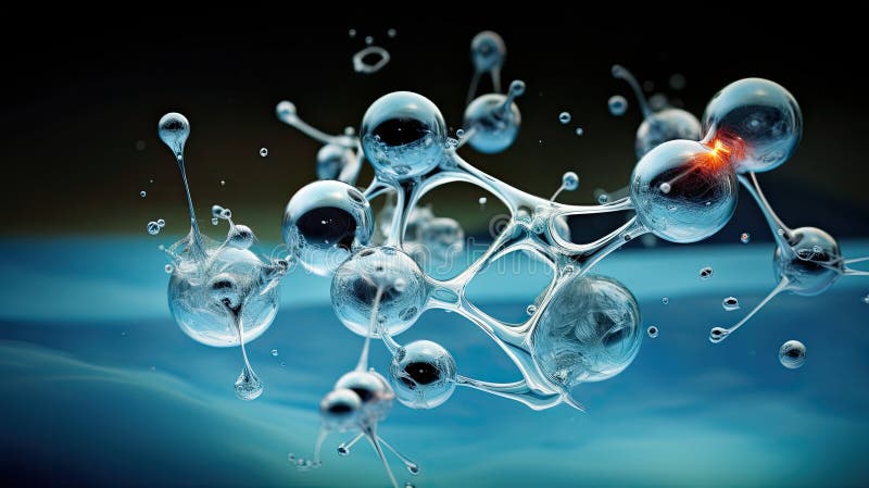 Hydrogen oxygen atom stock illustration. Illustration of atom - 324860718