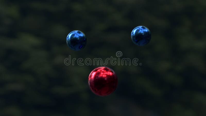 Hydrogen and Oxygen Atoms Becoming Water. Stock Footage - Video of ...