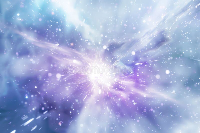 Hydrogen Particles Imploding and Bursting with Enormous Force Stock ...