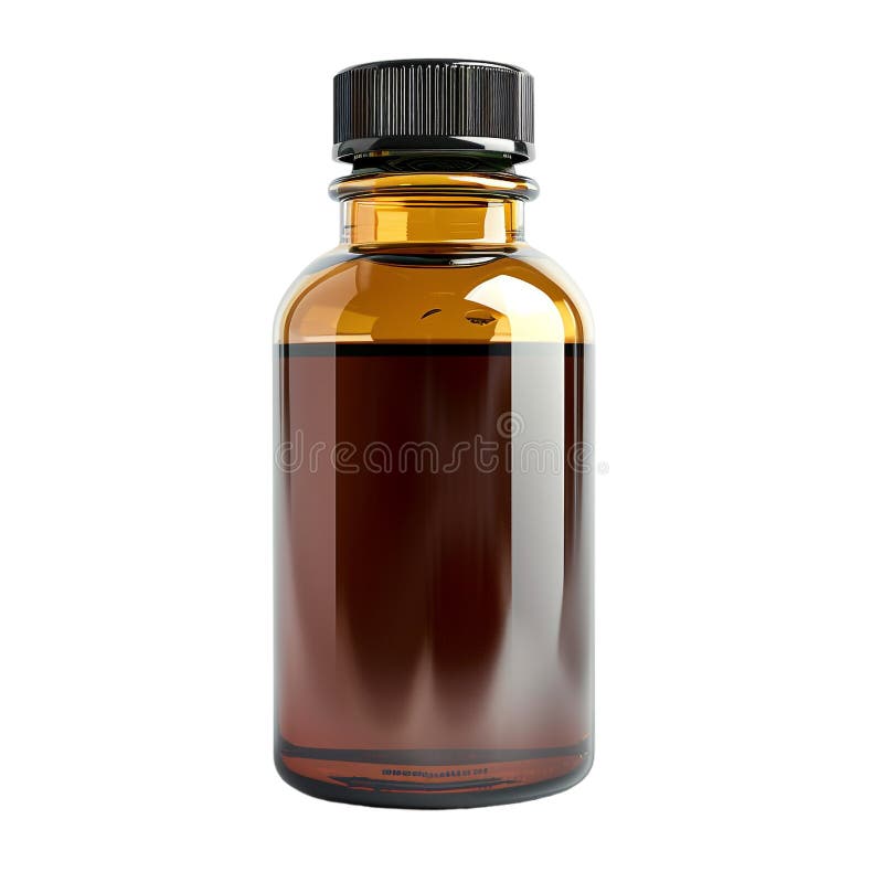 Hydrogen Peroxide Bottle Isolated on Transparent Background Stock ...