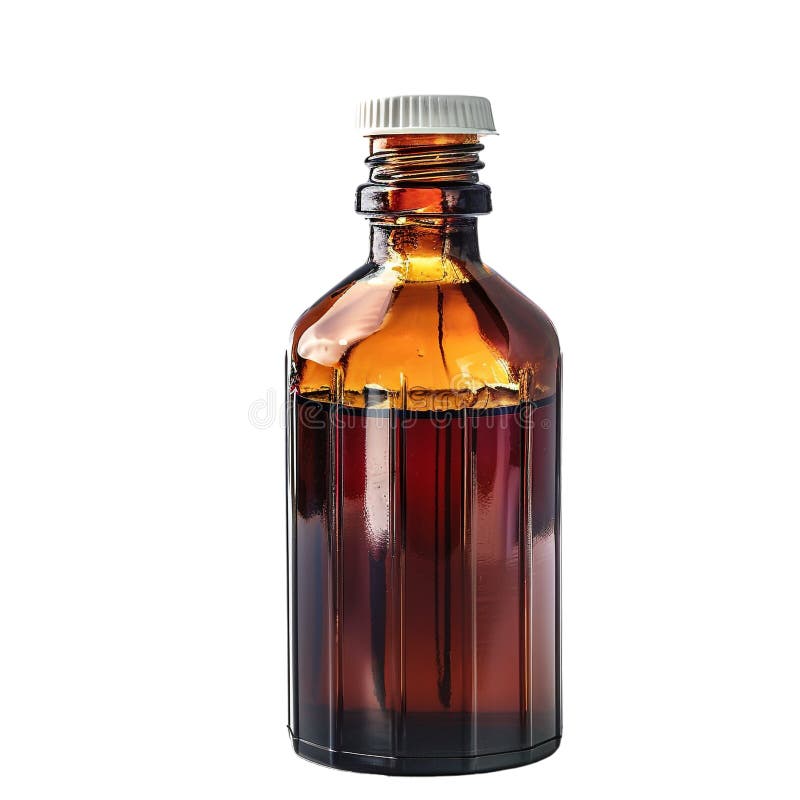 Hydrogen Peroxide Bottle Isolated on Transparent Background Stock ...