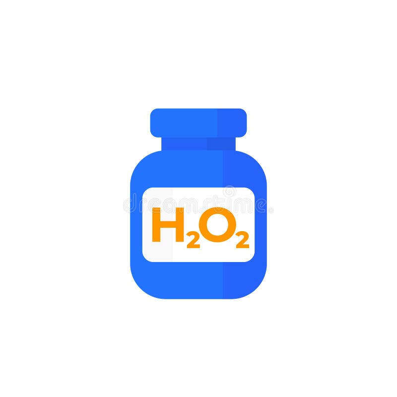 Hydrogen Peroxide Bottle Stock Illustrations – 105 Hydrogen Peroxide ...