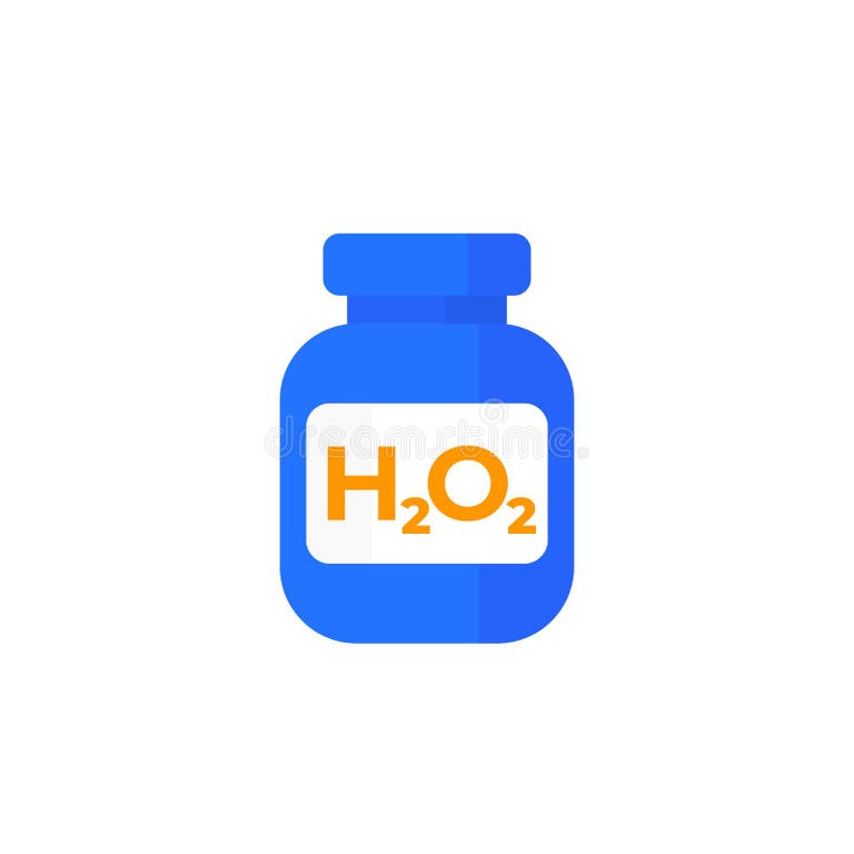 Hydrogen Peroxide Bottle Stock Illustrations – 105 Hydrogen Peroxide ...