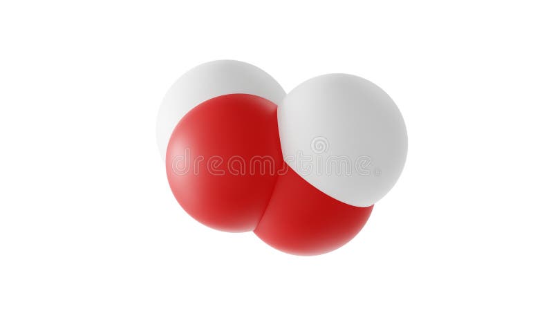 Hydrogen Peroxide Molecule, Bleaching Agent, Molecular Structure ...
