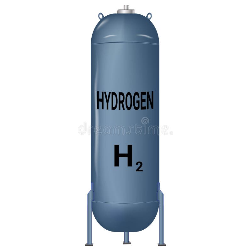 Hydrogen Storage Tank H2 Green Energy Ans Ecology Stock Vector ...
