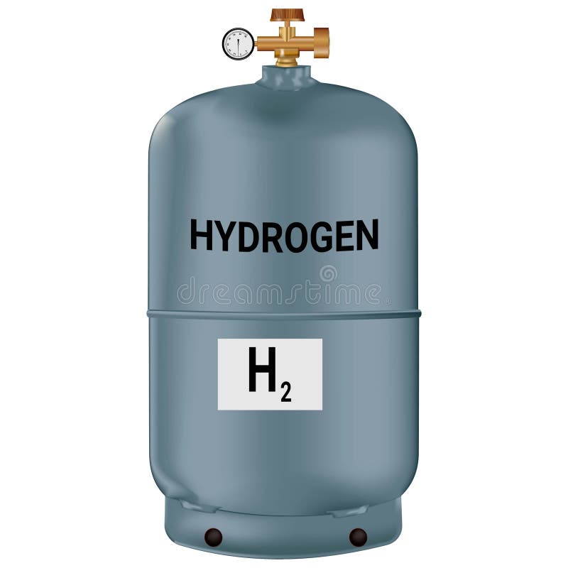 Hydrogen Storage Tank H2 Green Energy Ans Ecology Stock Vector ...