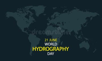 Hydrography day world map stock vector. Illustration of protection ...
