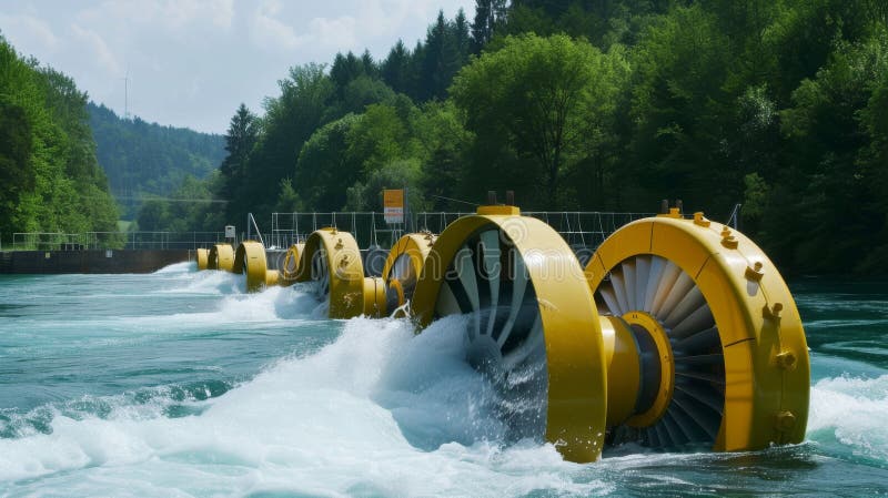 Hydrokinetic Turbines Stock Illustrations – 4 Hydrokinetic Turbines ...