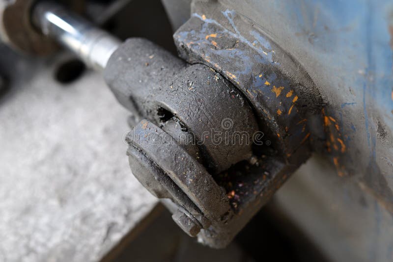 Hydrolic Piston coupling stock photo. Image of actuator - 54044826