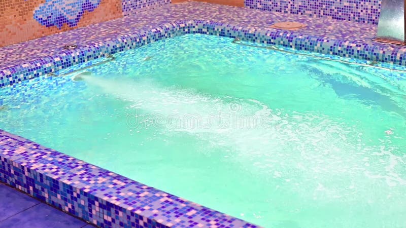 Hydromassage water jet stock video. Video of clean, swim - 285130679
