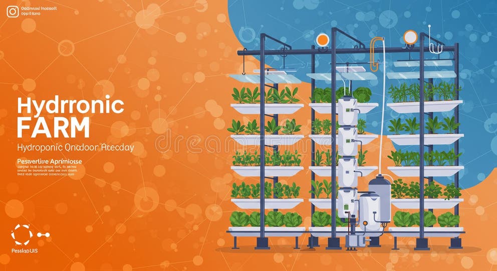 White Hydroponic System Stock Illustrations – 481 White Hydroponic ...