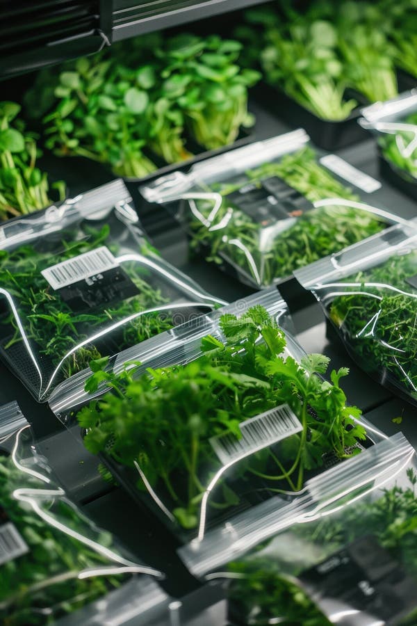 Hydroponic Herb Packaging with QR Codes for Traceability and Origin ...