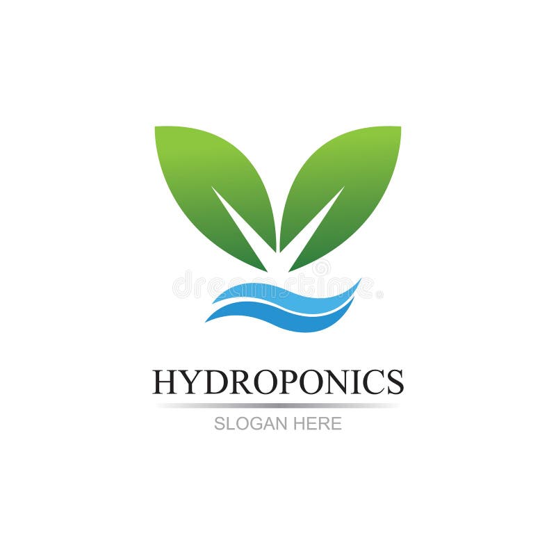 Hydroponics Logo Vector Illustration Design Template Stock Vector ...