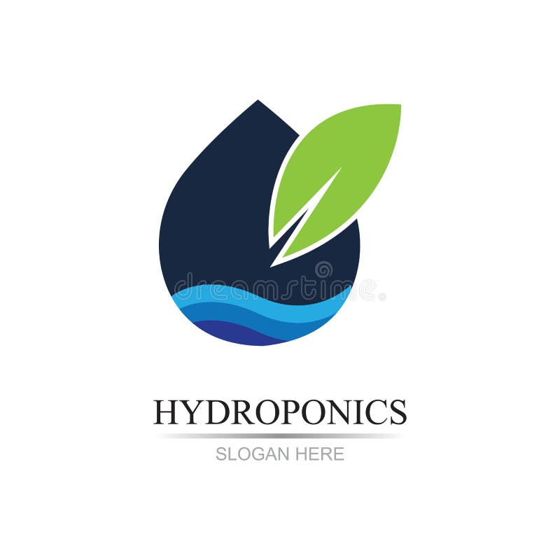 Hydroponics Logo Vector Illustration Design Template Stock Vector ...