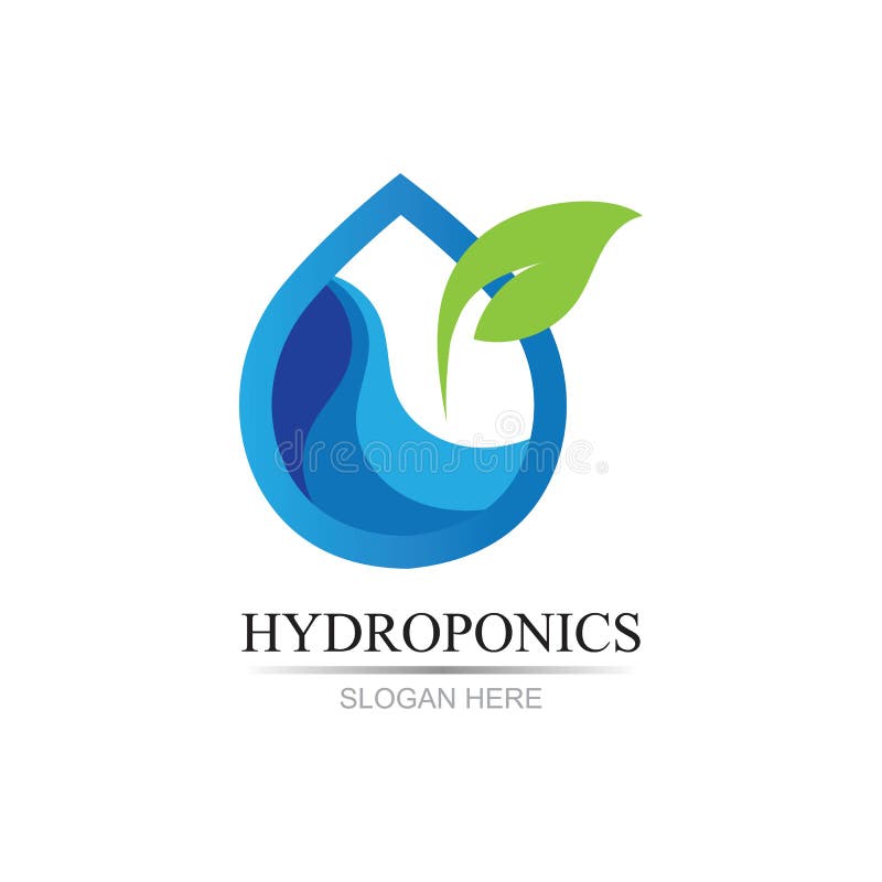 Hydroponics Logo Vector Illustration Design Template Stock Vector ...