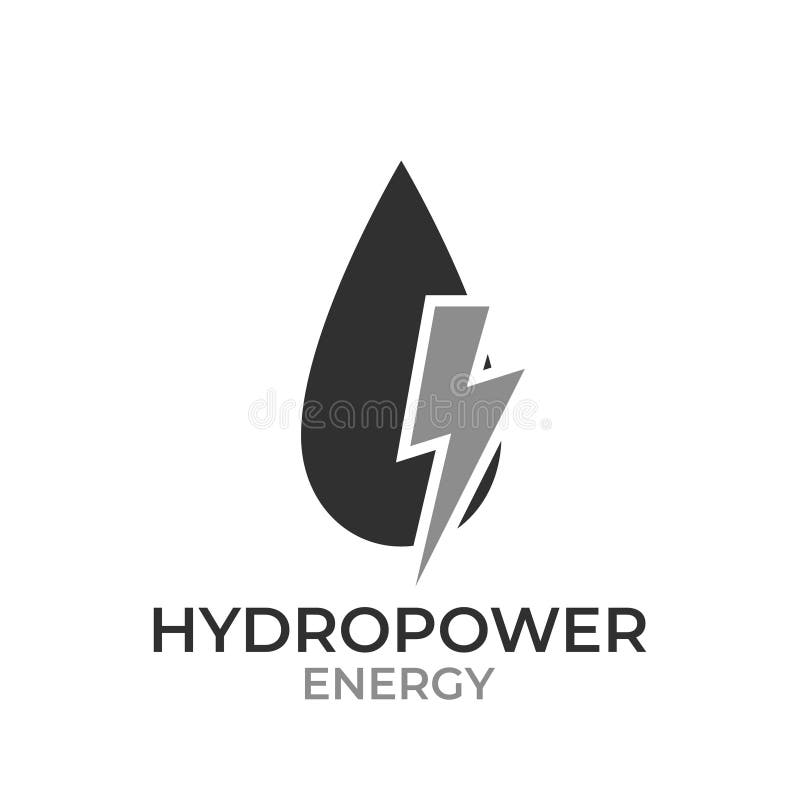 Hydropower Energy Icon. Hydroelectric Power Plant Stock Vector ...