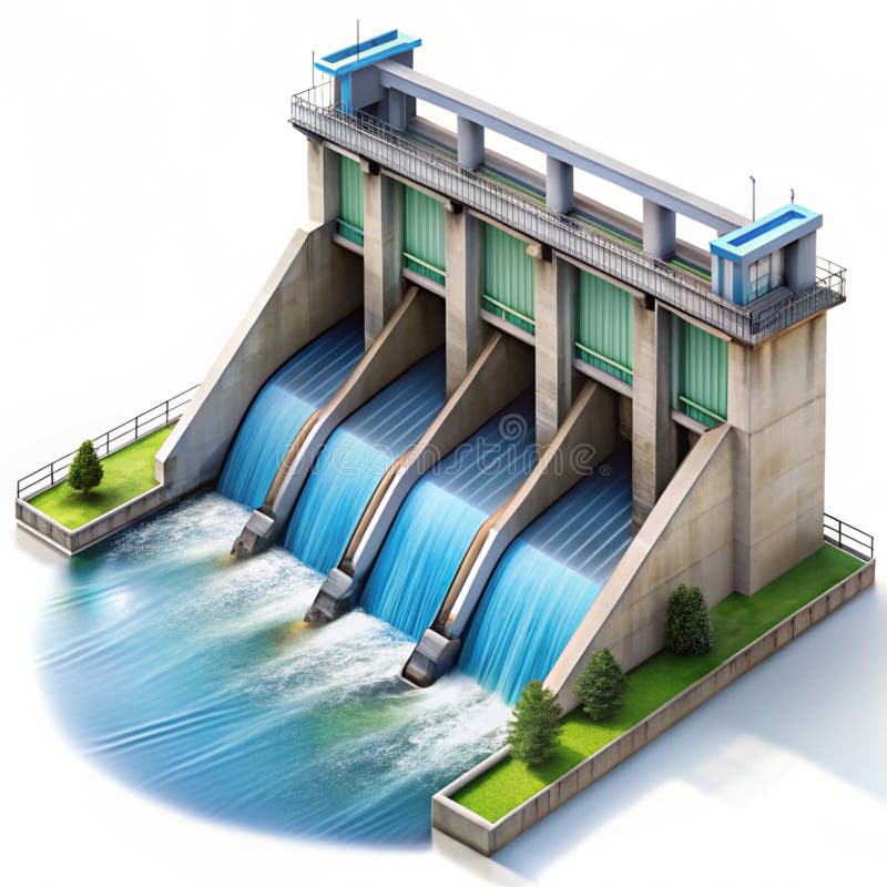 Generated Hydropower Stock Illustrations – 446 Generated Hydropower ...