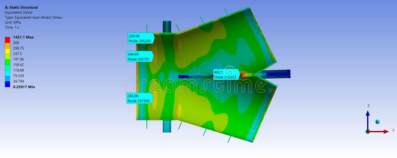 Hydropower Penstock Bifurcation Design Stock Illustration ...